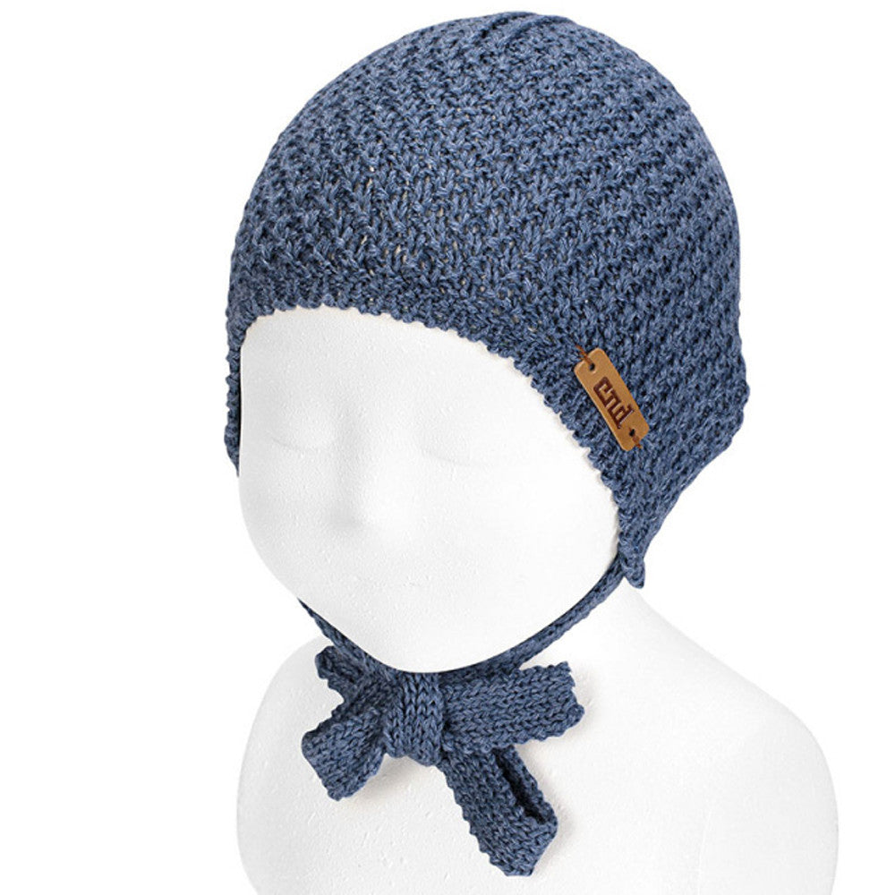 Moss Stitch Cotton Bonnet | Condor – Classical Child