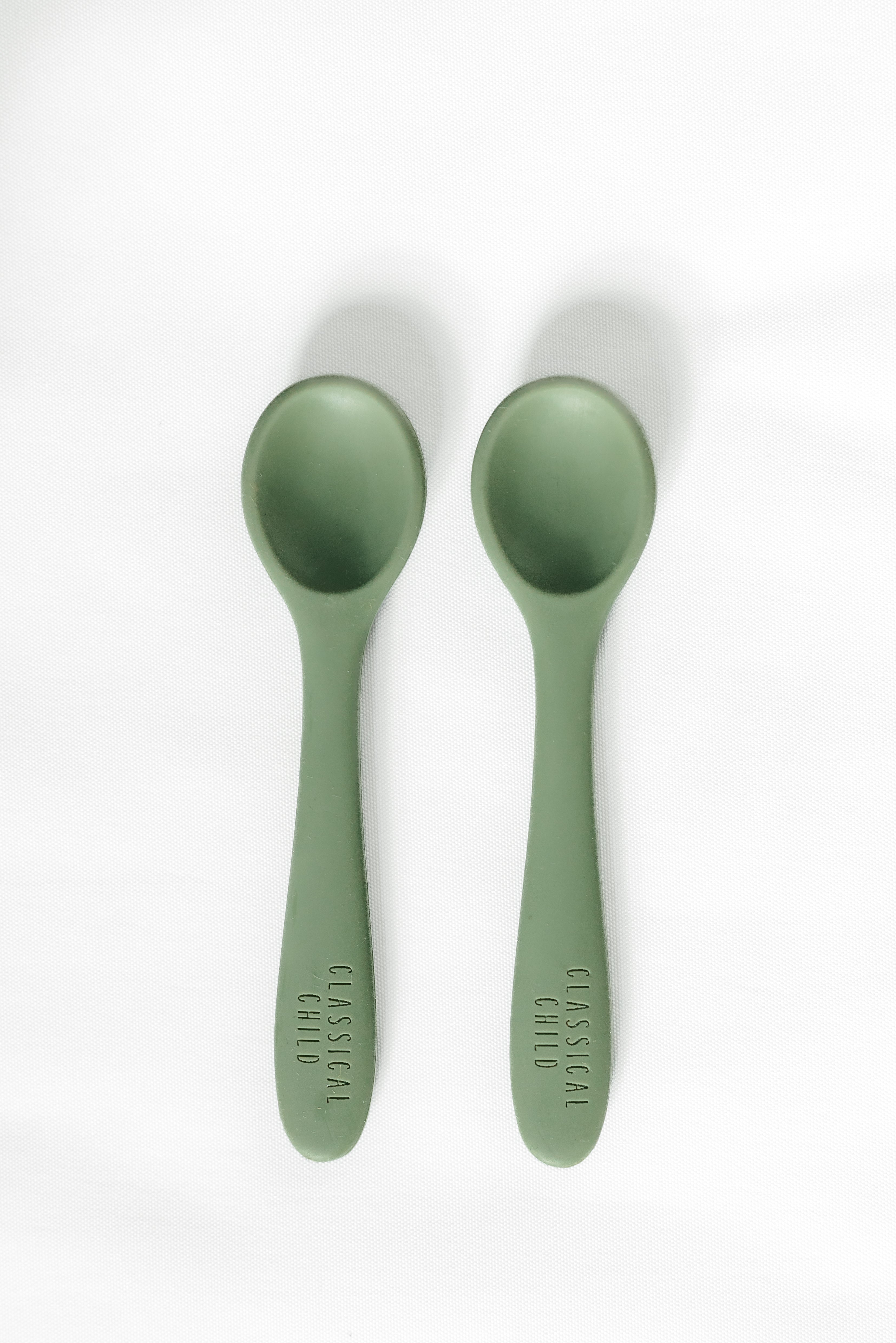 Sage Silicone Spoon 2 Pack – Classical Child