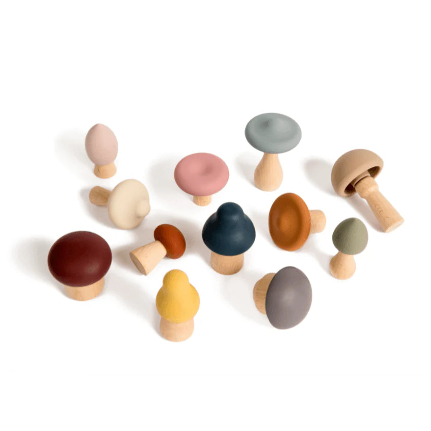 Silicone Mushroom Toy Set – Classical Child