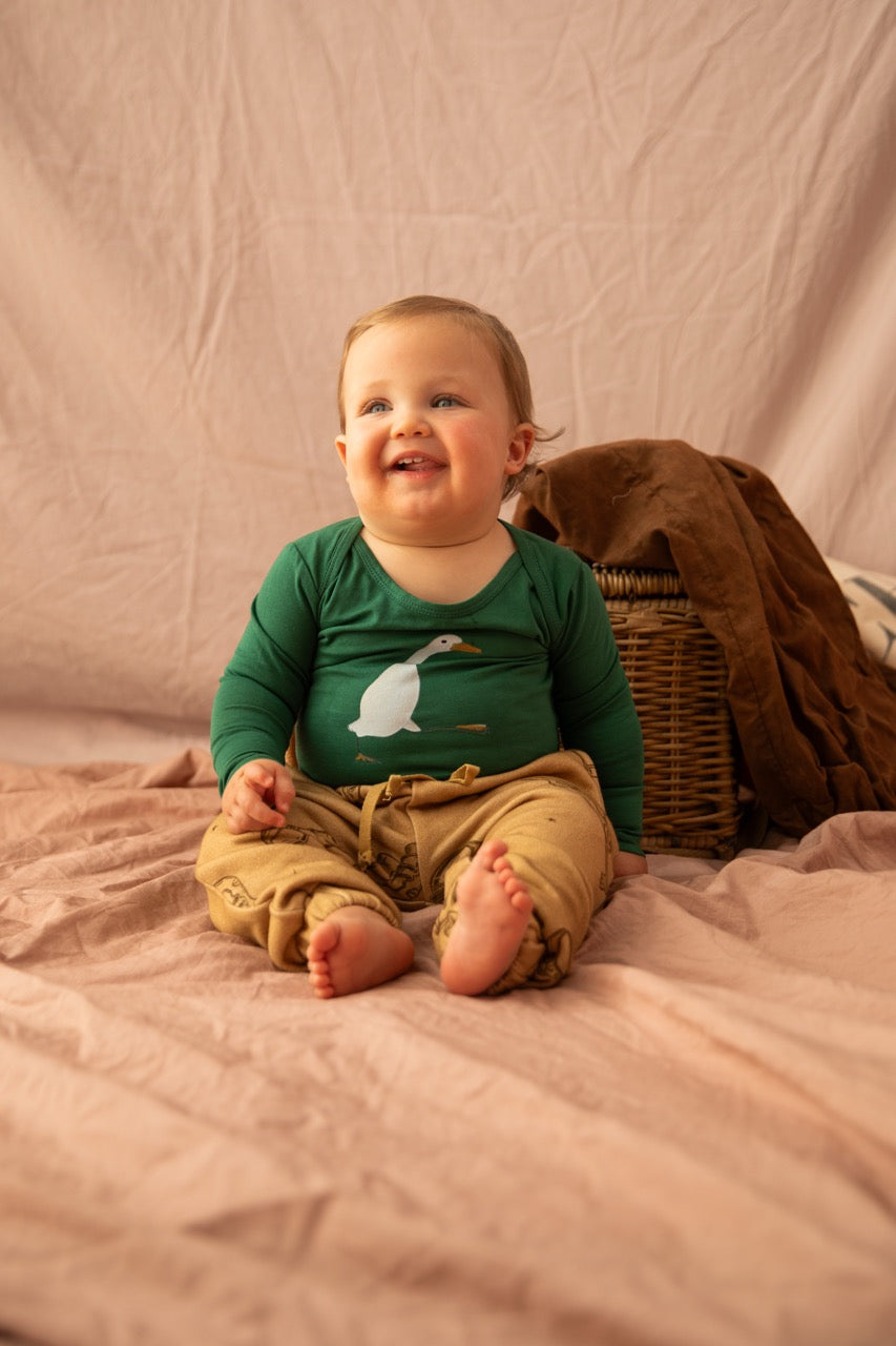 Pearson & Pearson Charlie Romper Broccoli – Classical Child