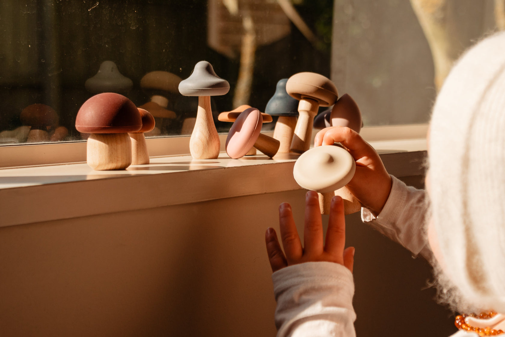 Silicone Mushroom Toy Set – Classical Child