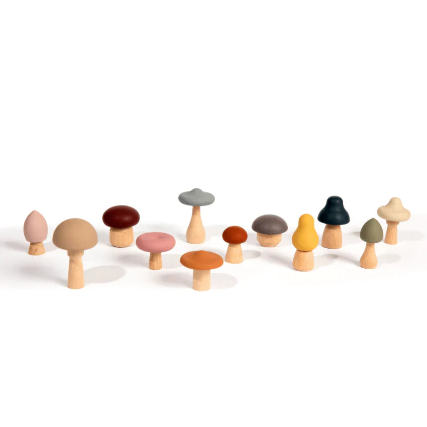 Silicone Mushroom Toy Set – Classical Child