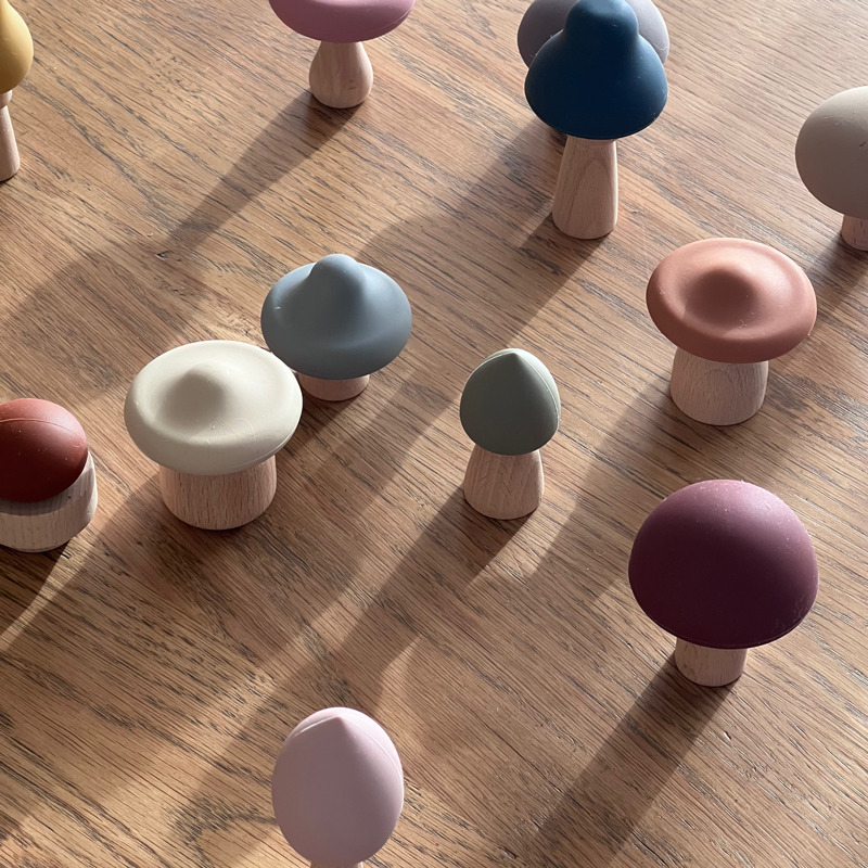 Silicone Mushroom Toy Set – Classical Child