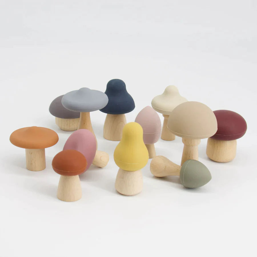 Silicone Mushroom Toy Set – Classical Child