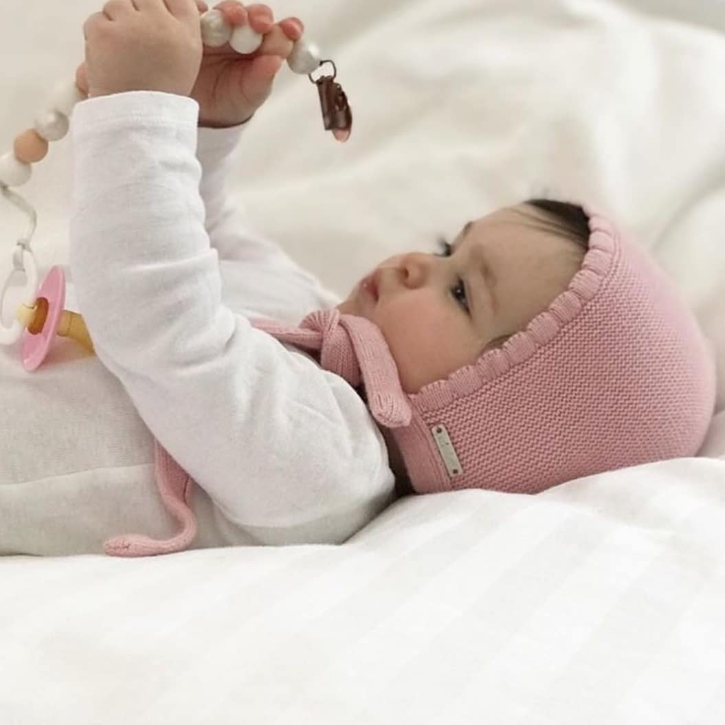 Moss Stitch Cotton Bonnet | Condor – Classical Child