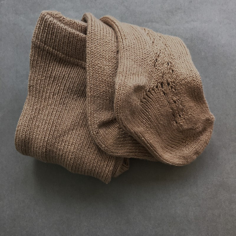 Openwork Side Warm Tights Bottle Green | Condor – Classical Child