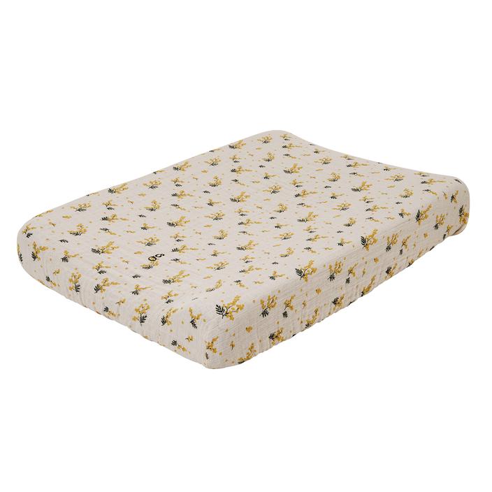 Garbo&Friends Mimosa Muslin Changing Mat Cover/Bassinet Fitted Sheet ...