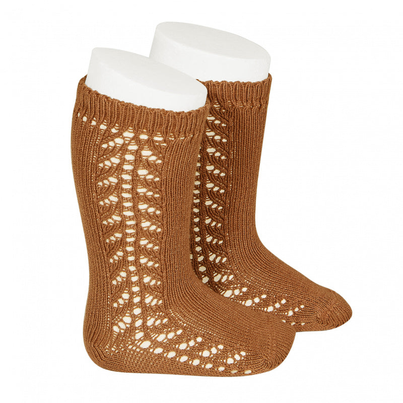 Long Side Detail Socks Rust | Condor – Classical Child